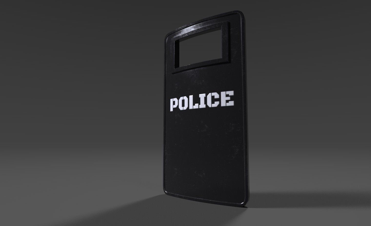 Riot Shield 3D model | CGTrader