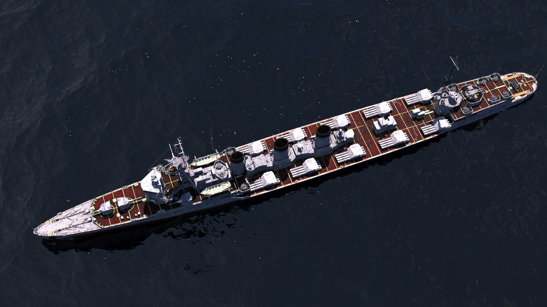 IJN Kitakami Updated 3D model | CGTrader