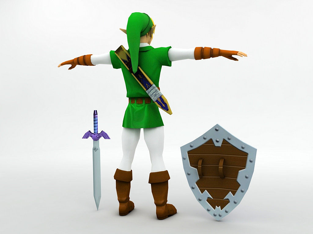 3D model Link Character Legend of Zelda VR / AR / low-poly | CGTrader