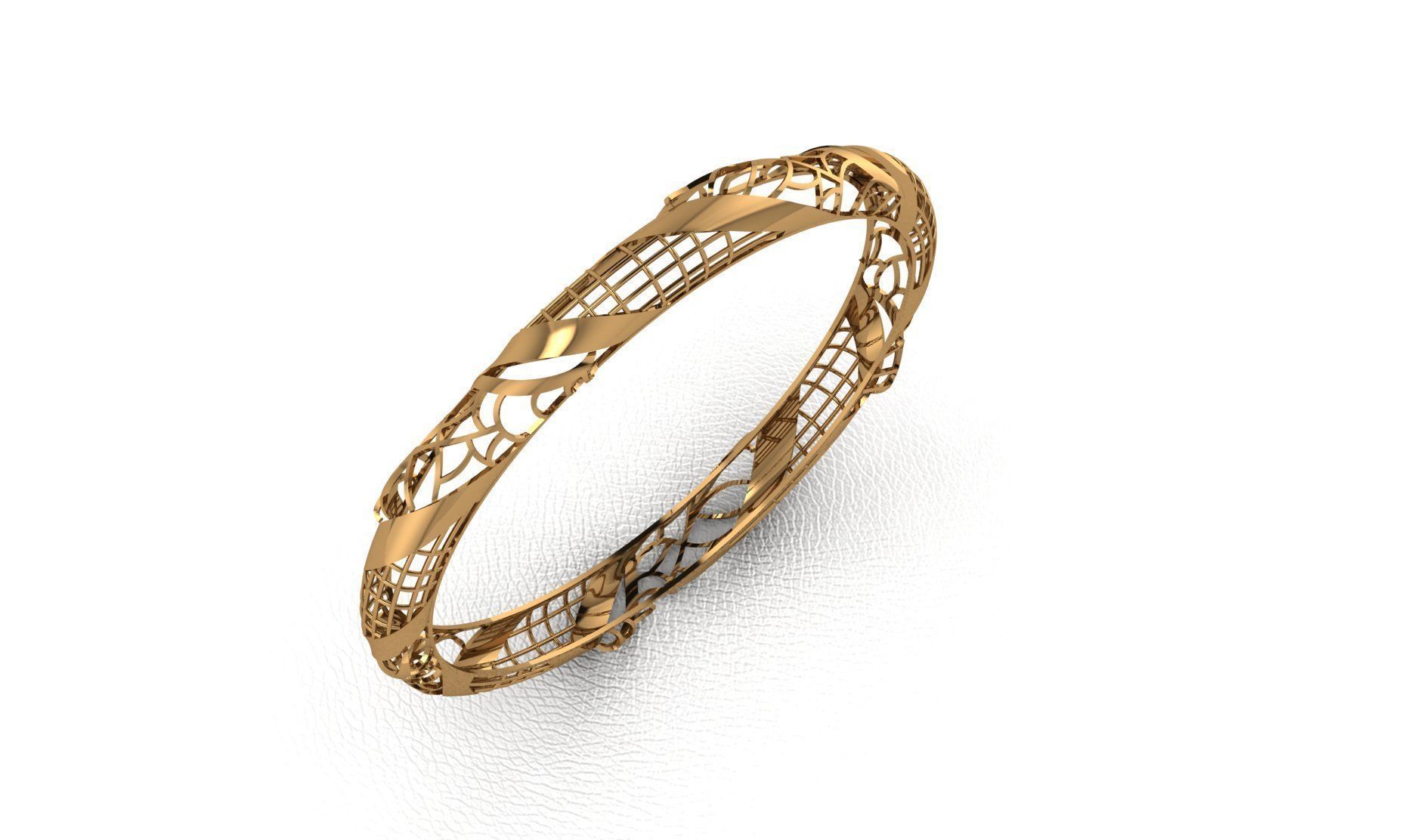 Bangle 83 3D model 3D printable | CGTrader
