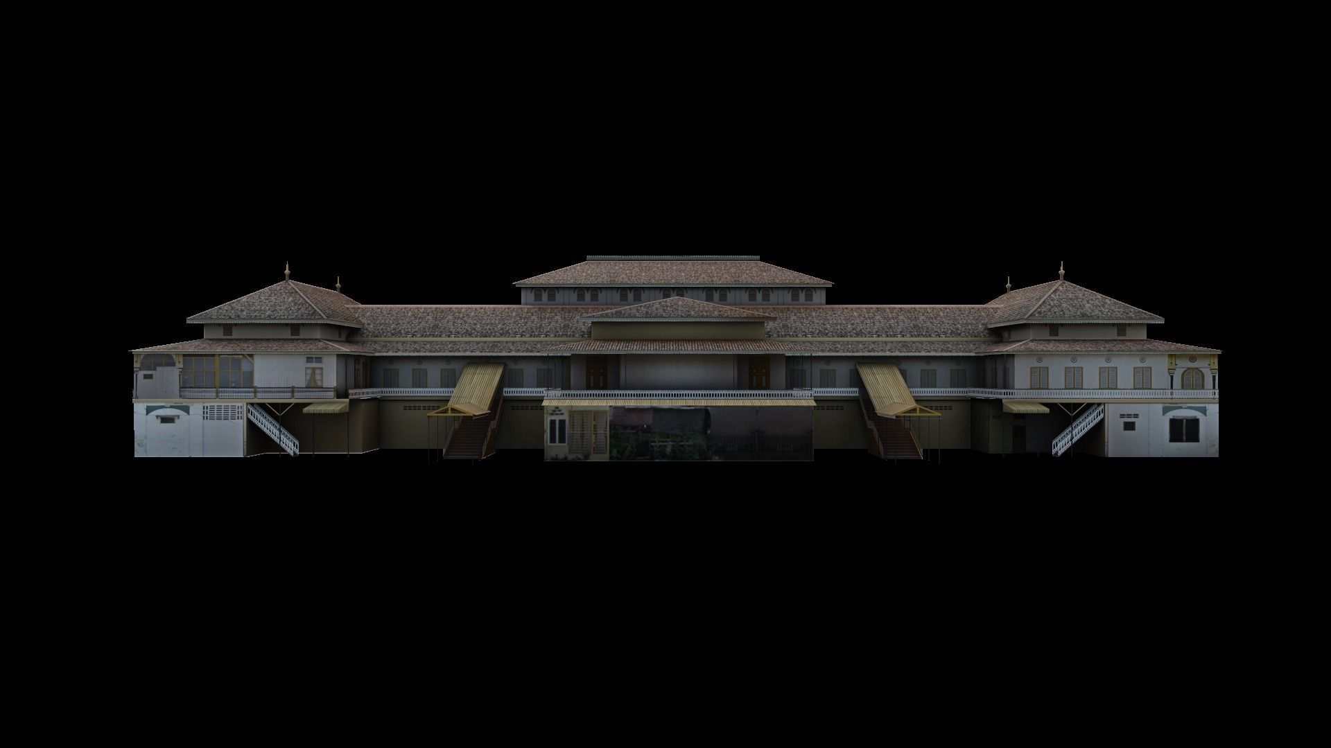 3D model Istana Maimun Medan maimoon palace VR / AR / low-poly | CGTrader