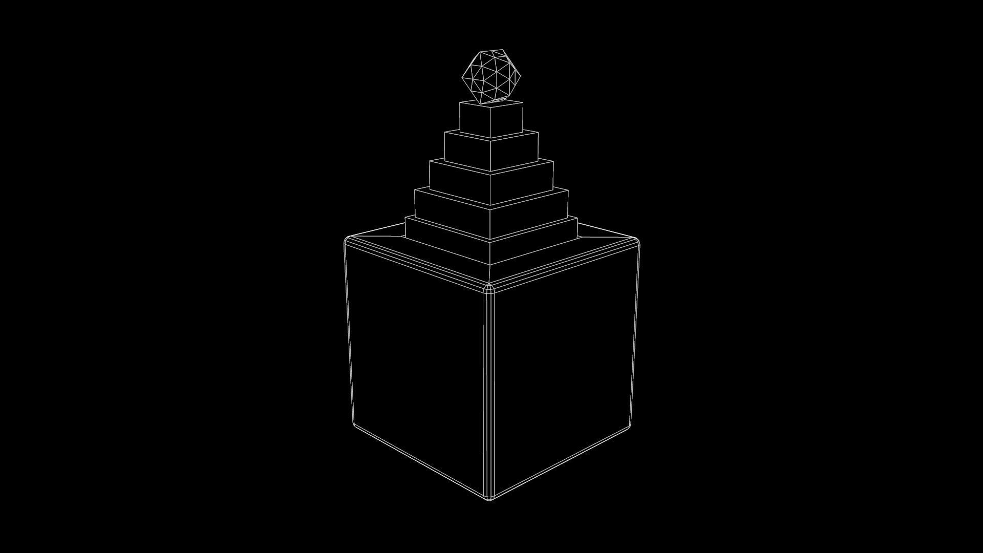 3D model Cube Pyramid VR / AR / low-poly | CGTrader