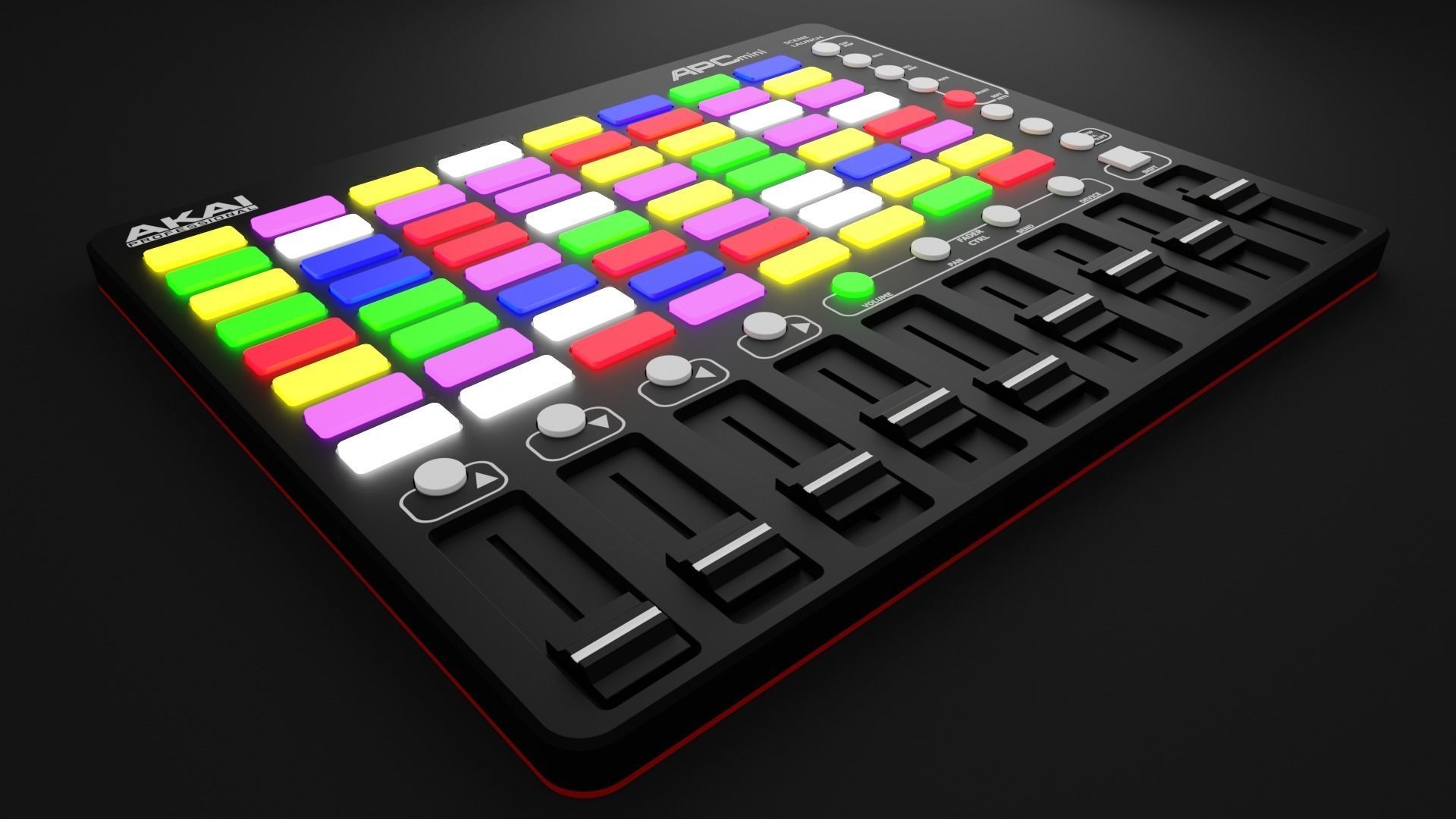 Akai APC mini 3D model | CGTrader