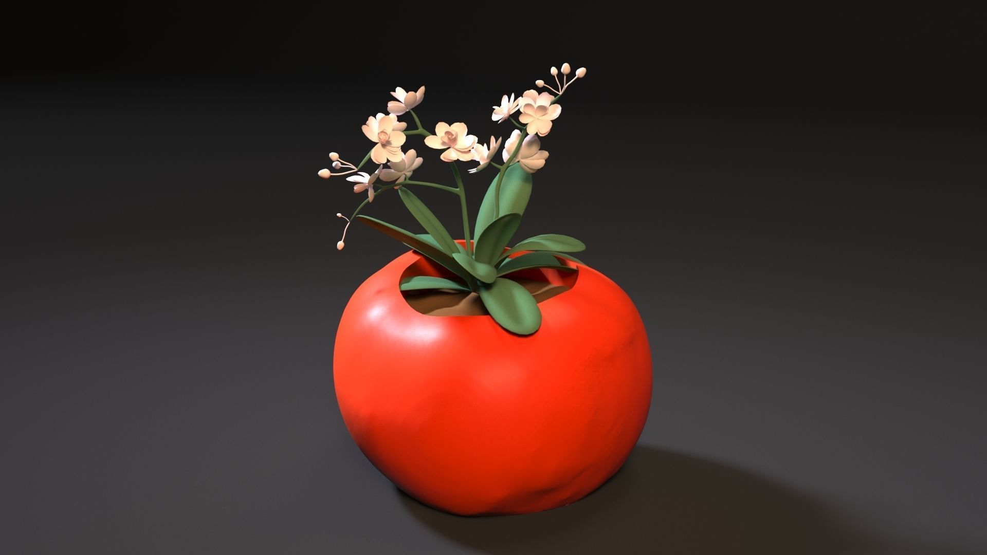 planter set plant in pot 3D model 3D printable | CGTrader