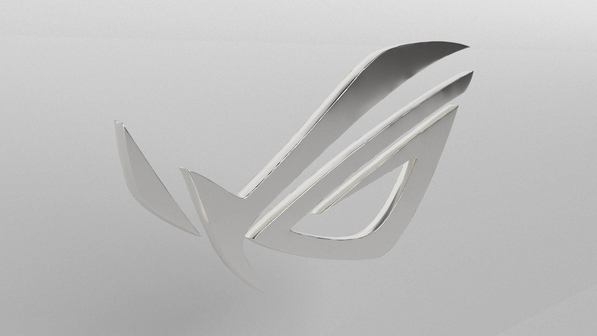 ROG Logo version1 007 free VR / AR / low-poly 3D model | CGTrader