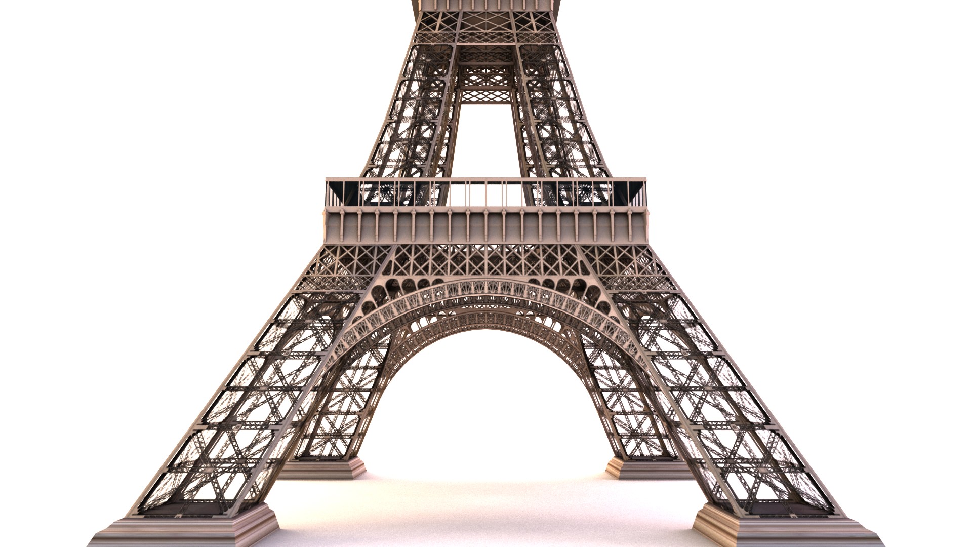 Eiffel Tower 3D Model .max .fbx .lwo .lw .lws - CGTrader.com