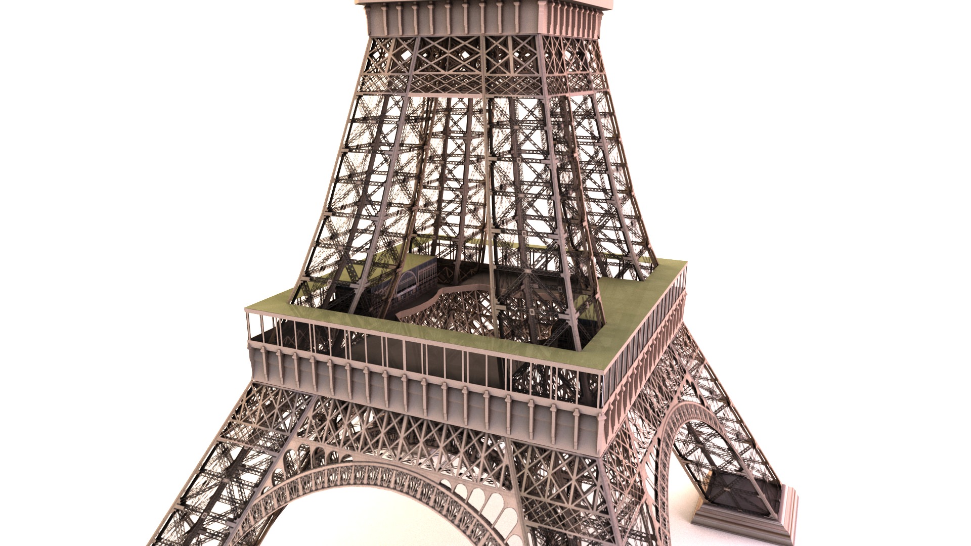 Eiffel Tower 3D Model .max .fbx .lwo .lw .lws - CGTrader.com
