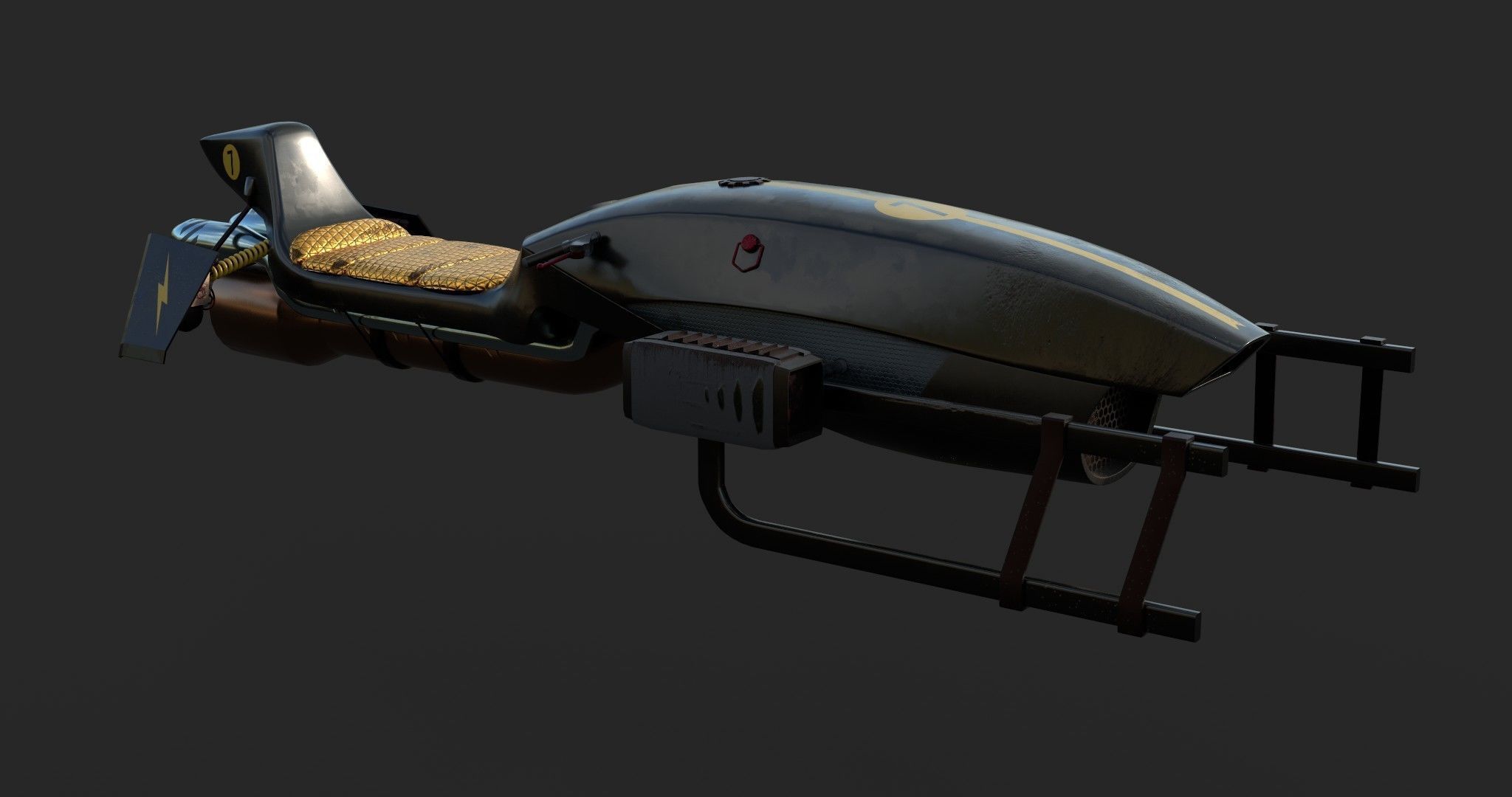 3D model Space Bike VR / AR / low-poly | CGTrader