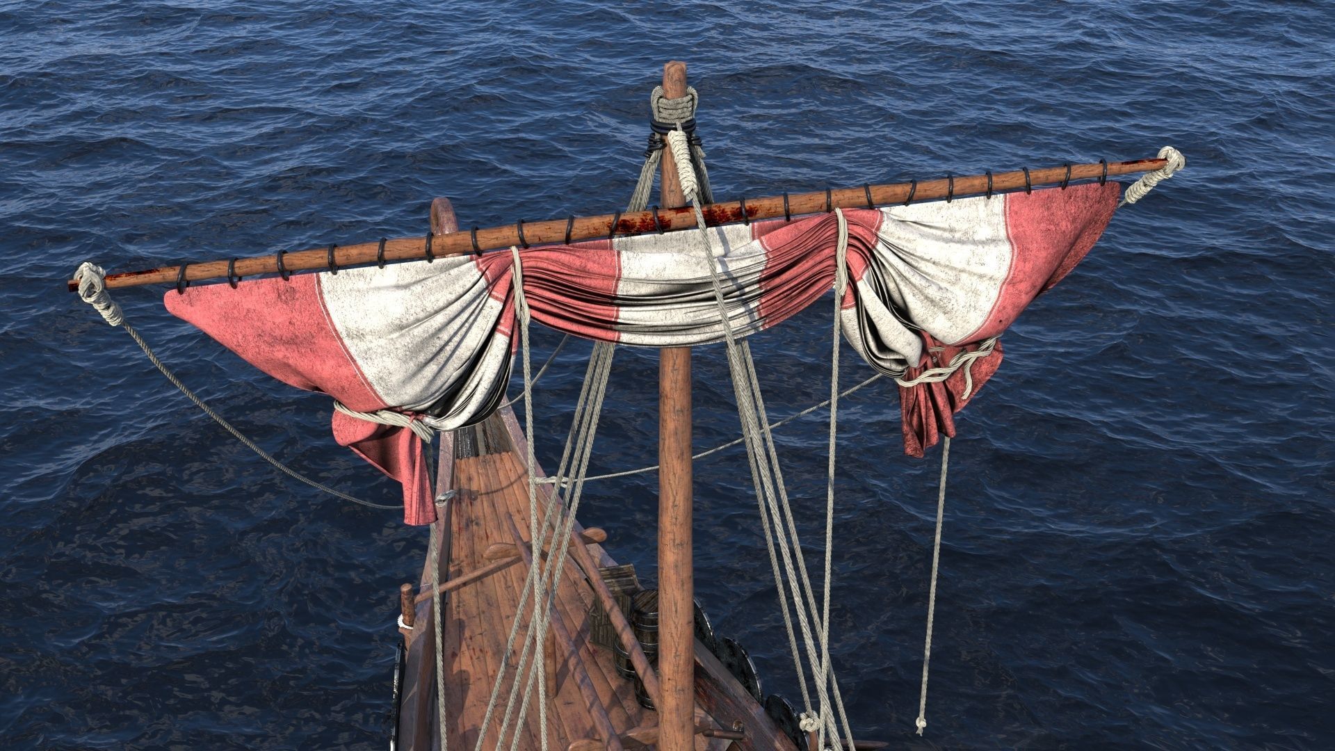 TKs Viking Longboat V2 3D model animated rigged | CGTrader