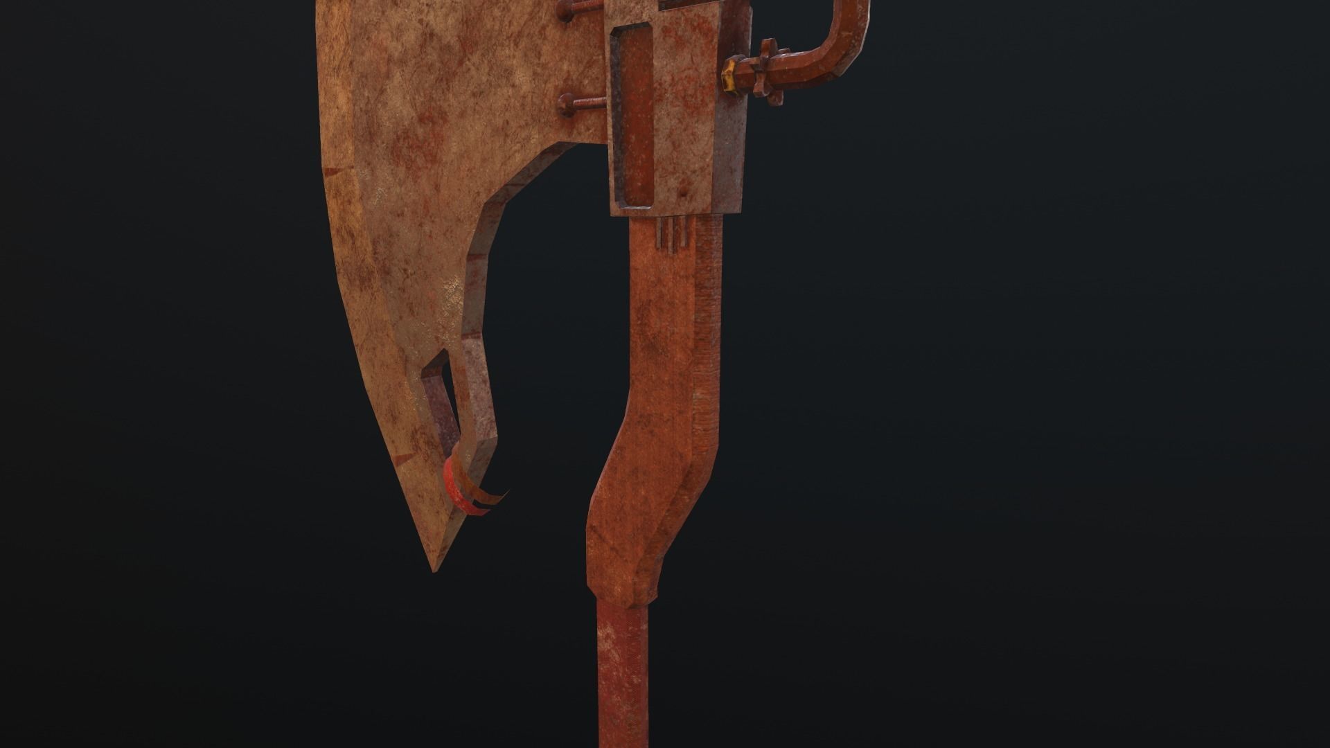 post-apocalyptic axe free VR / AR / low-poly 3D model | CGTrader