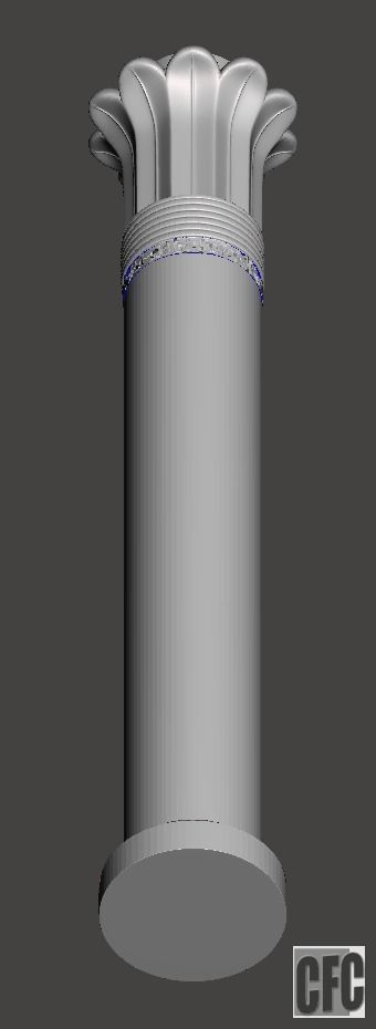Egyptian-Column - 3d model for CNC - EgyptColumnCFC05 3D model | CGTrader