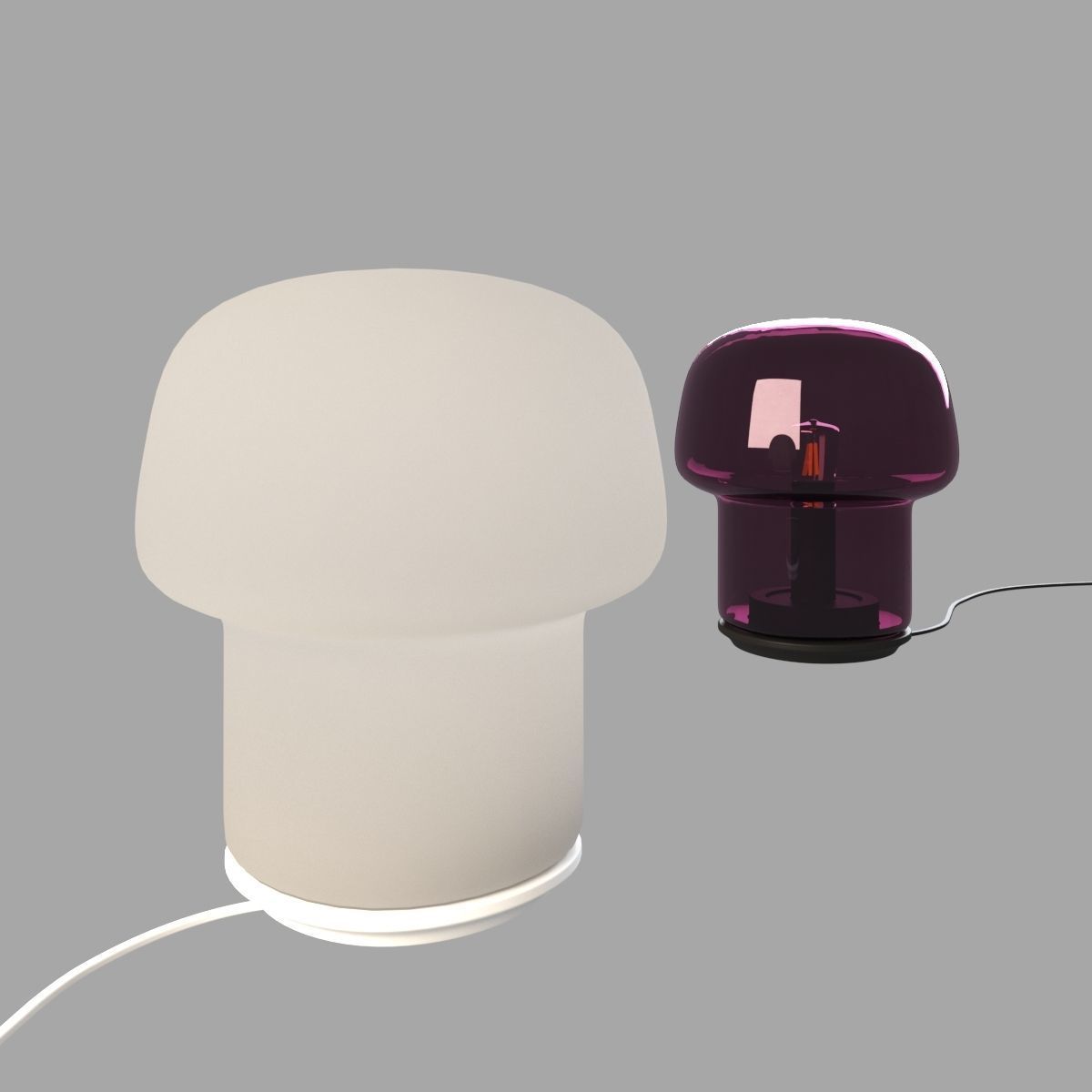 TOKABO table lamp with mushroom free 3D model | CGTrader