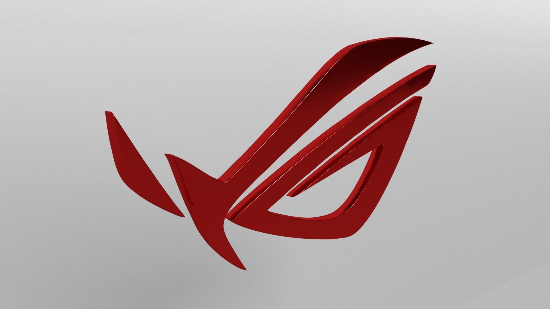 ROG Logo version1 011 free VR / AR / low-poly 3D model | CGTrader