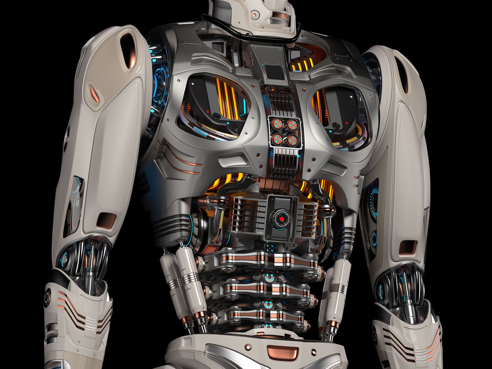 Robot Man 2 Rigged FULL EDITION 3D model rigged | CGTrader