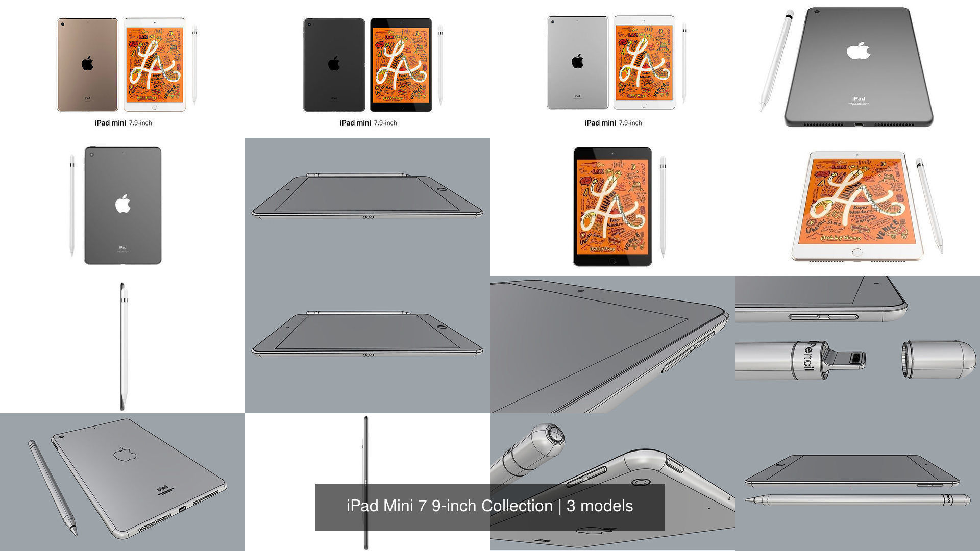 iPad Mini 7 9-inch Collection | CGTrader