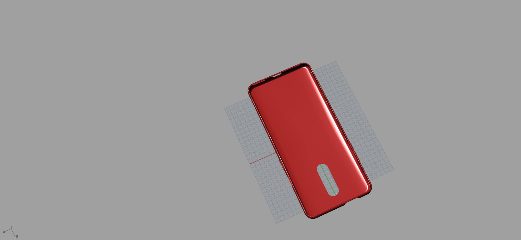 3D model Original Oneplus7 pro red Case 3D Model 3D print model VR / AR ...