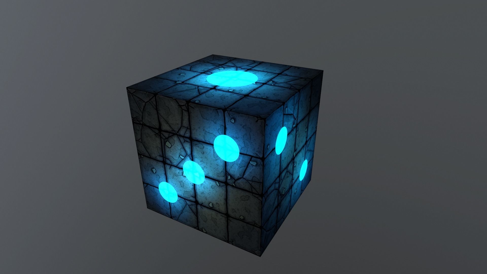 3D model Dice cube VR / AR / low-poly | CGTrader