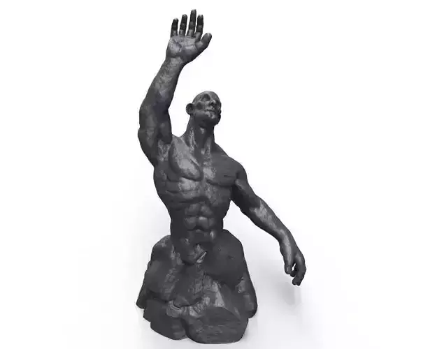 Sculpture concept inspired feeling 3D model | CGTrader