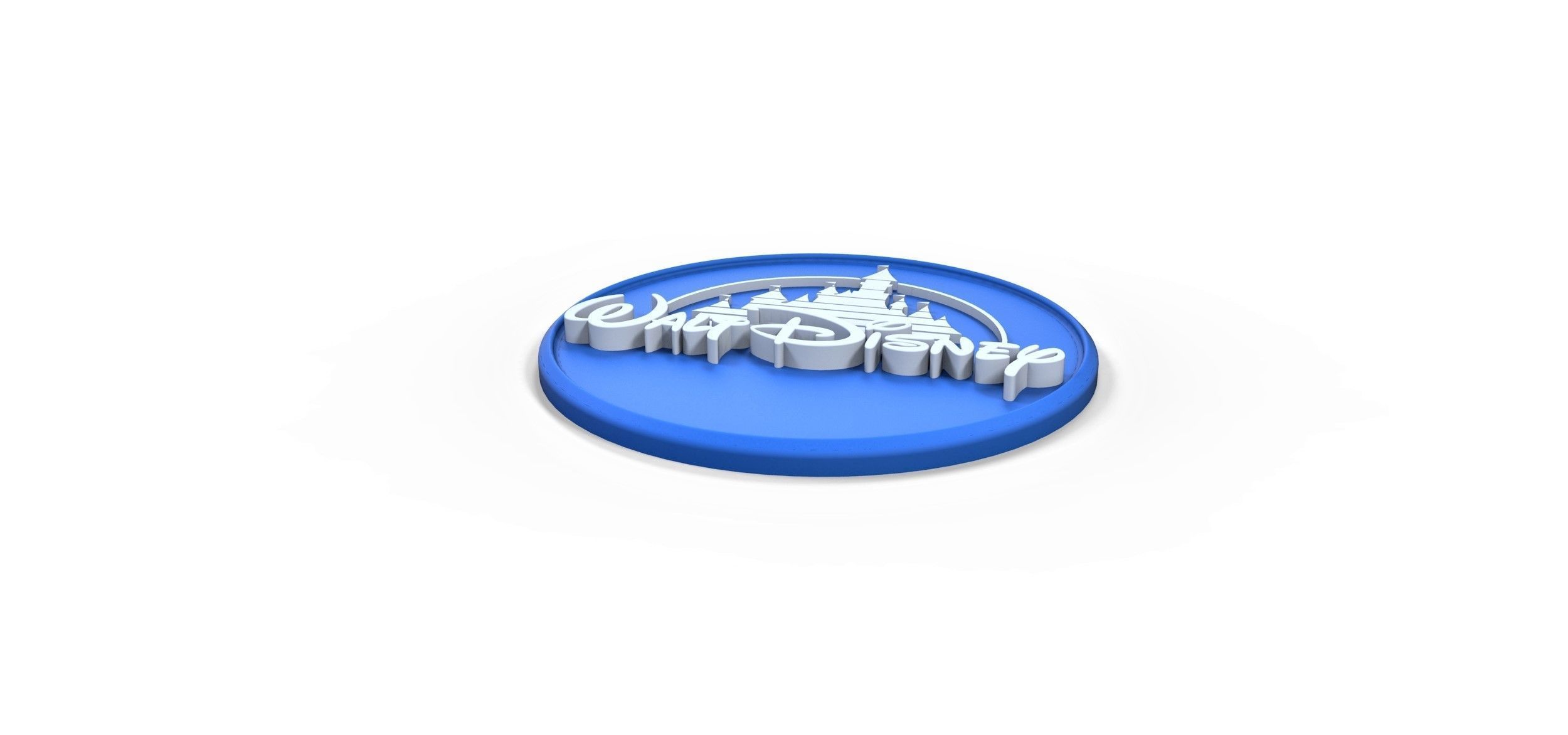 3D printable Walt Disney logo 3D model 3D printable | CGTrader
