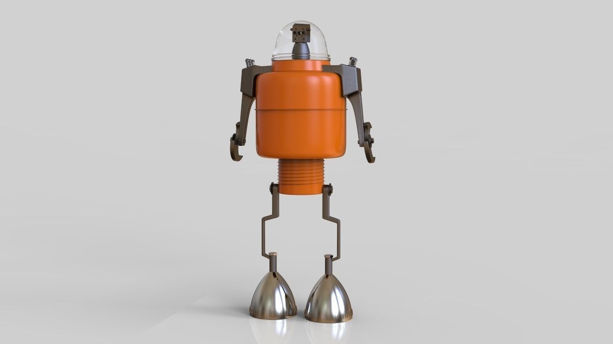 Robot metal 3D model | CGTrader