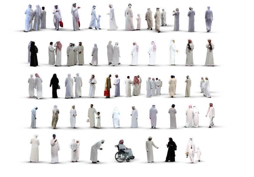 100 Full HD Arab people cutout collection Texture | CGTrader