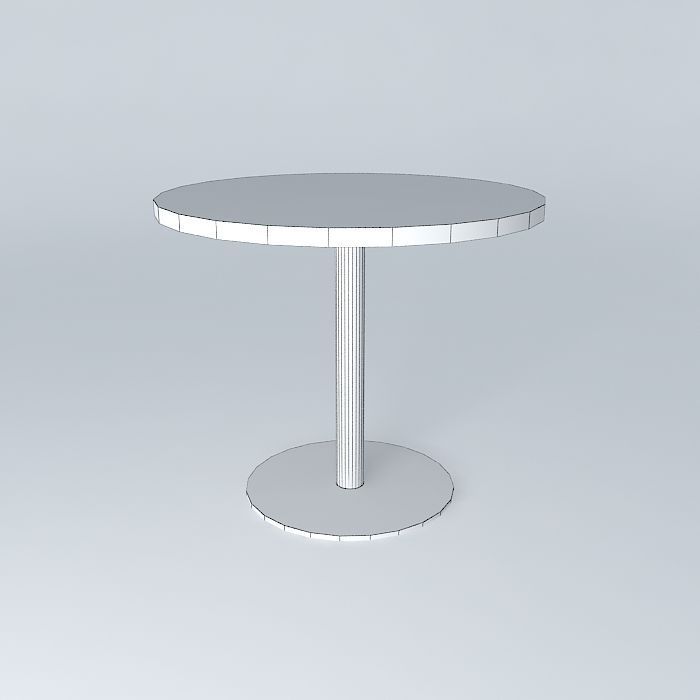 Round table free 3D model | CGTrader