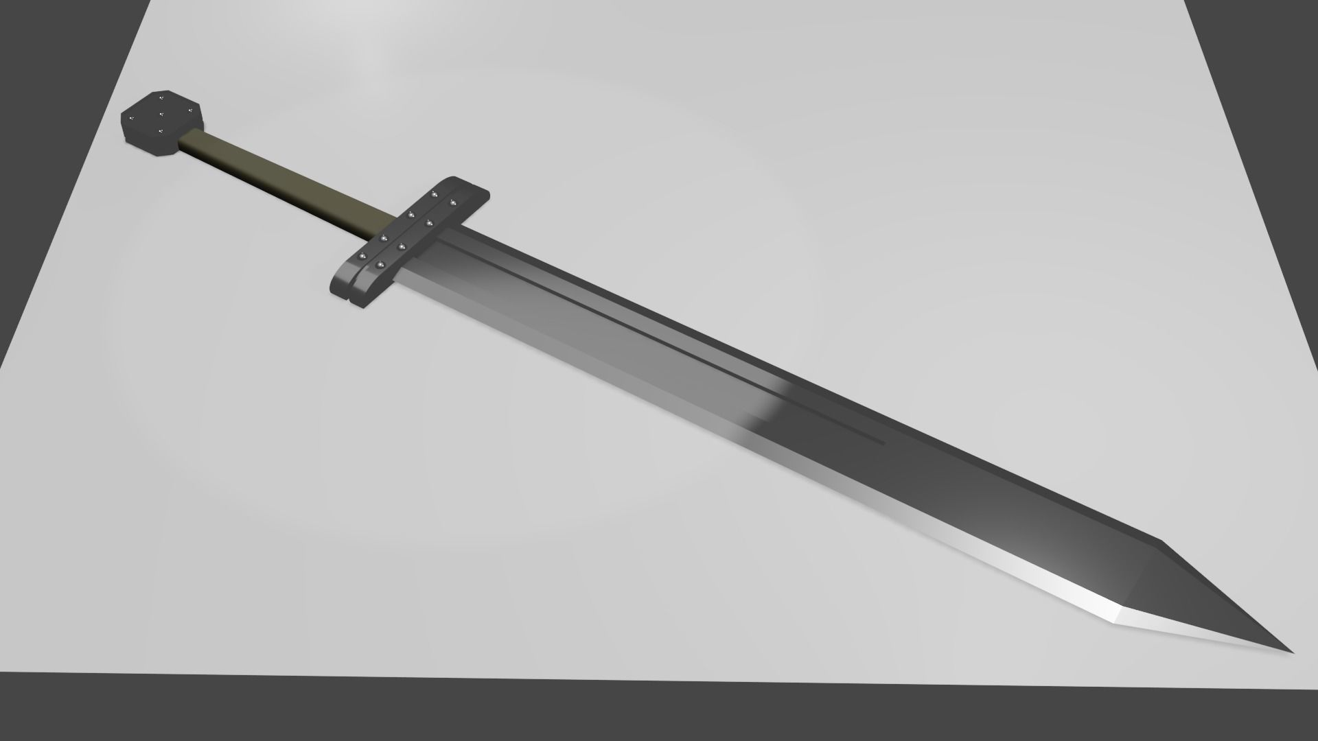 3D model Simple sword VR / AR / low-poly | CGTrader