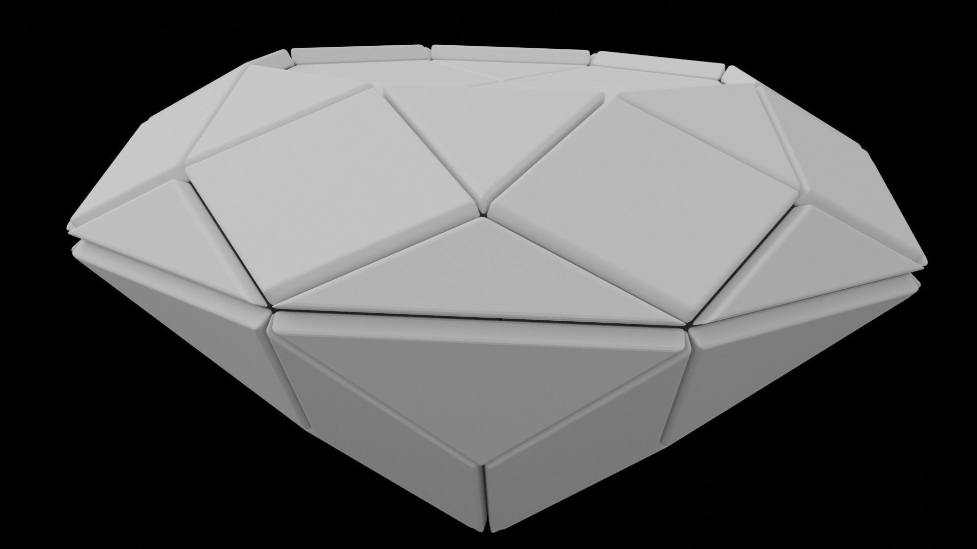 padding gem free 3D model 3D printable | CGTrader