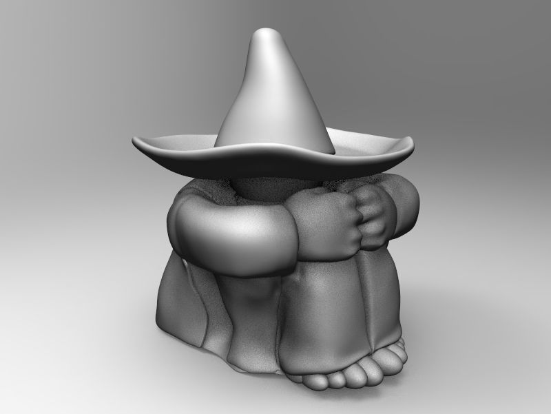 mexicano figurine of wizard 3D model | CGTrader
