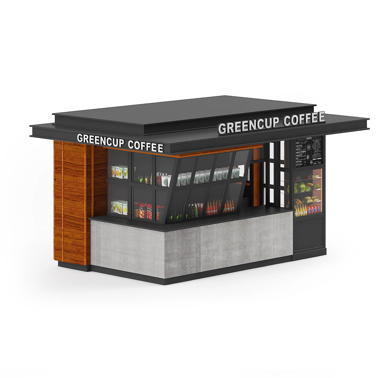 Coffee Kiosk 3D Model 3D model | CGTrader
