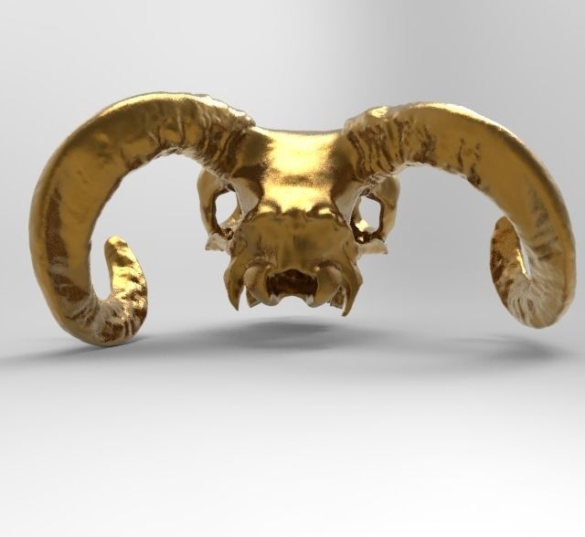 ram skull for 3D print 3D model 3D printable | CGTrader