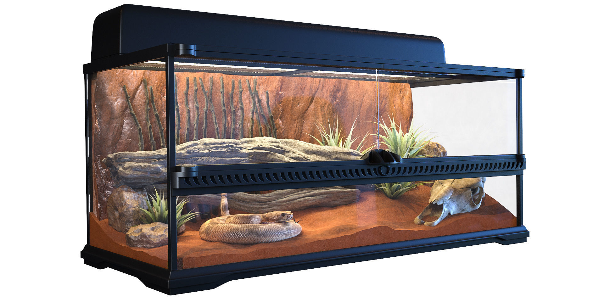 Terrarium Exo-Terra for the snake 3D model | CGTrader