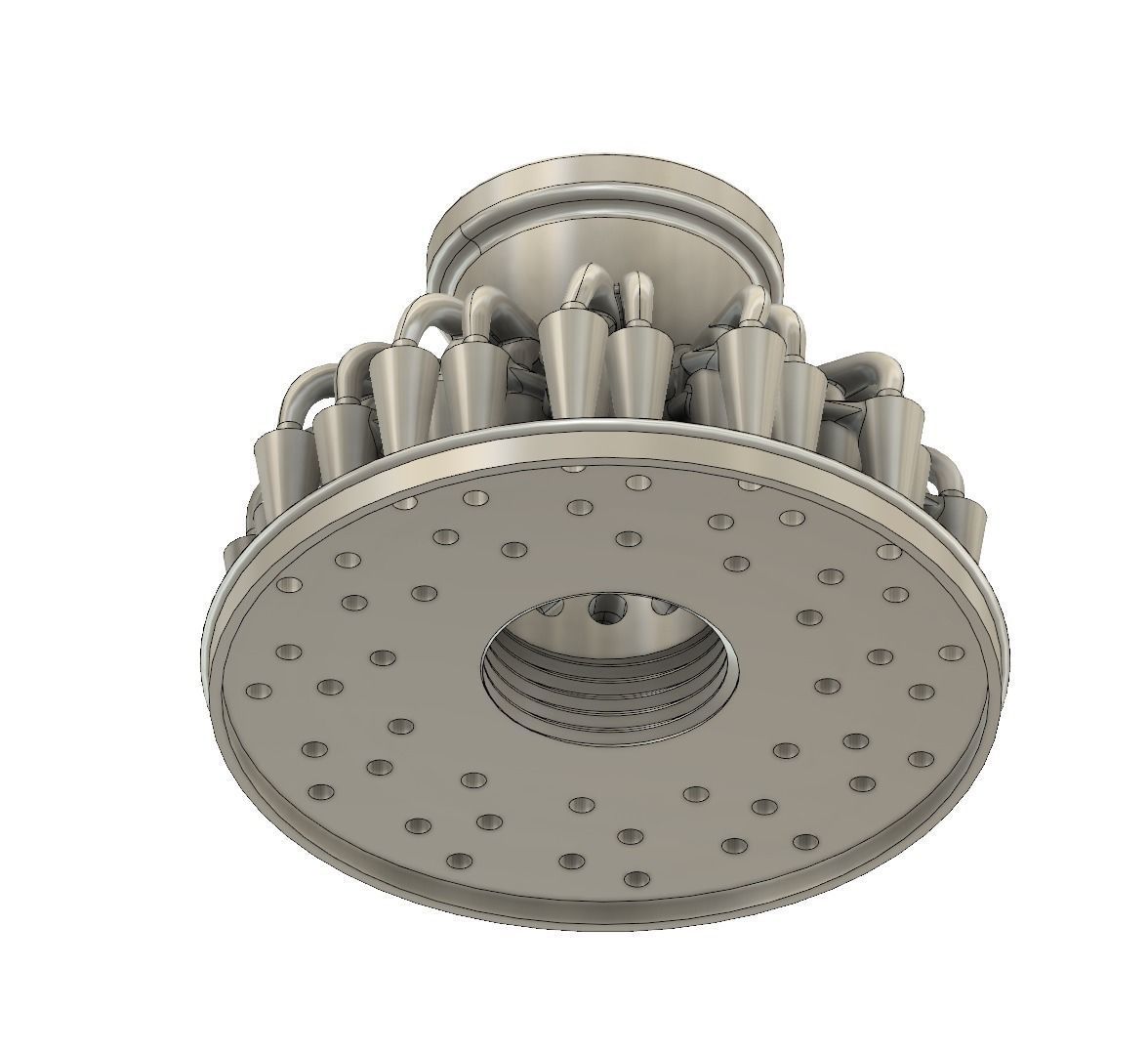 Multi Cyclone Dust Collector-Compact size added-48 chamber 3D model ...