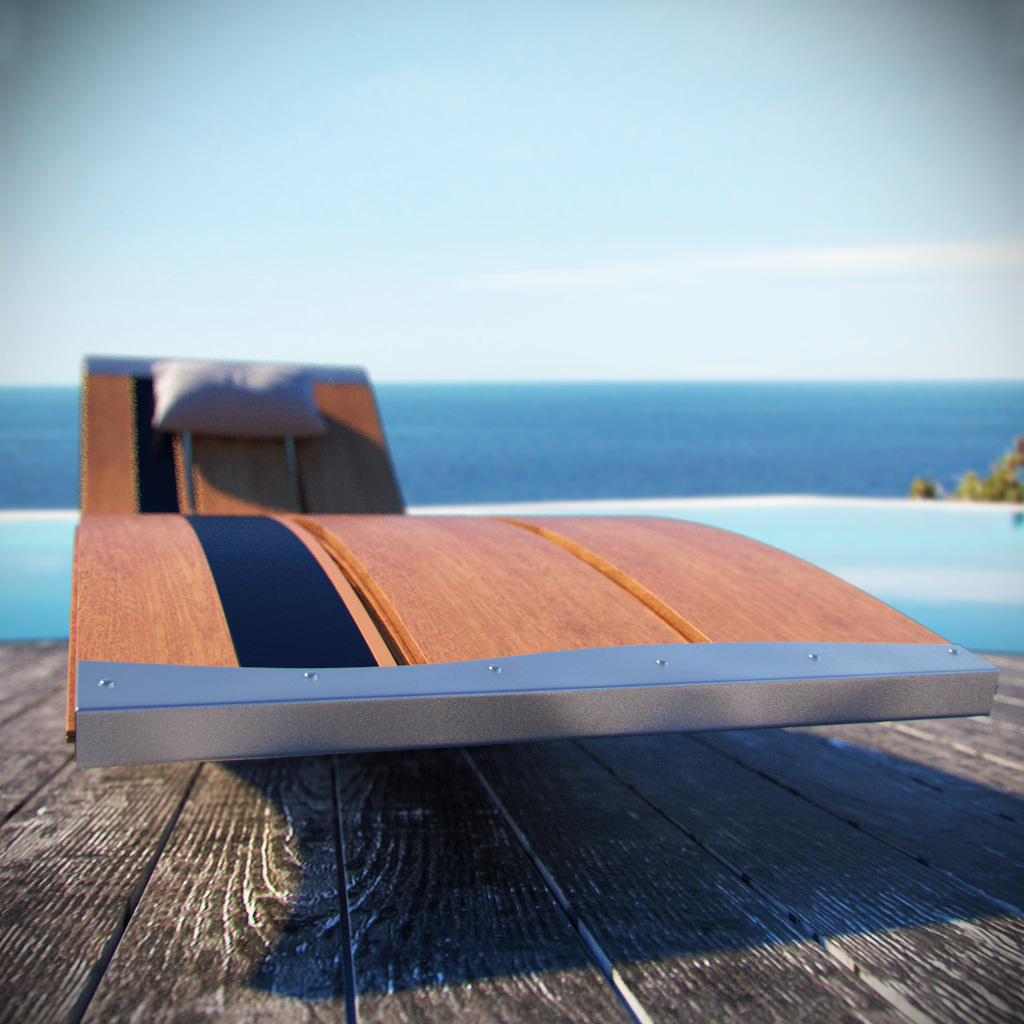 Luxury designed Sunbed 3D Model .max .obj .fbx - CGTrader.com