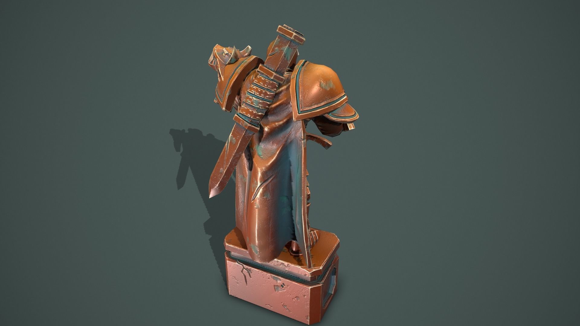 3D model Statue knight VR / AR / low-poly | CGTrader