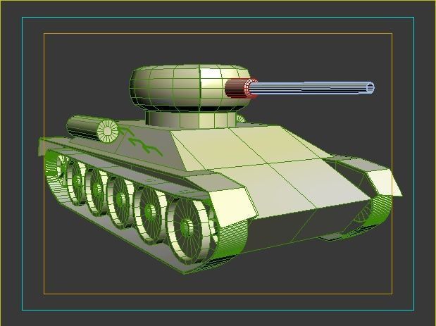 3D model Simple Tank VR / AR / low-poly | CGTrader