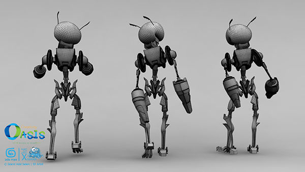 Robot Design 3D model | CGTrader