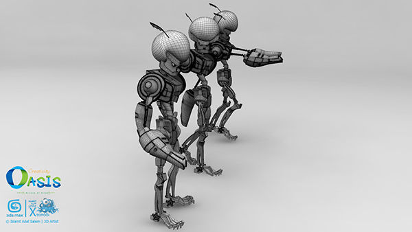 Robot Design 3D model | CGTrader