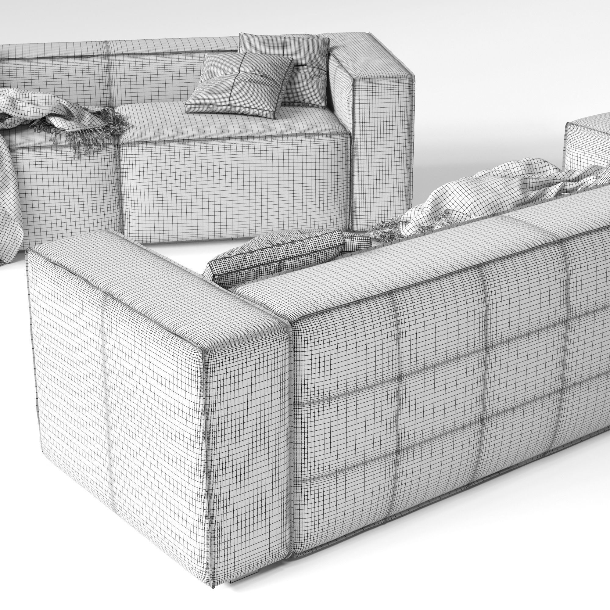 MODLOFT Dominick Sofa 3D model | CGTrader