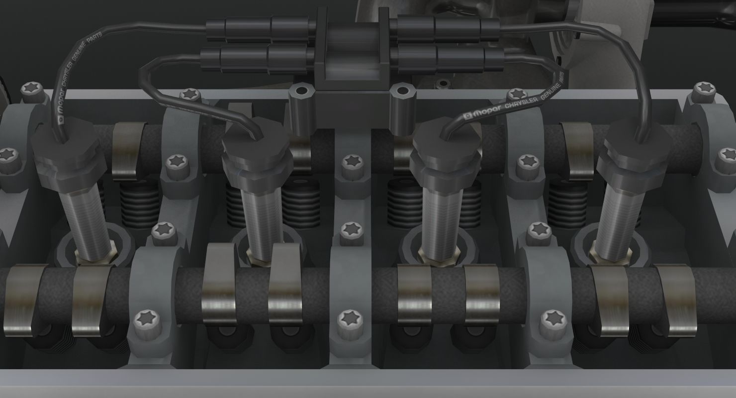 3D model Chrysler EDV EDT Turbo engine VR / AR / low-poly | CGTrader