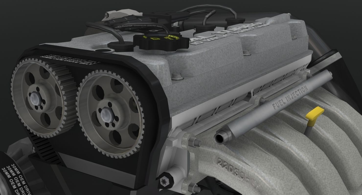 3D model Chrysler EDV EDT Turbo engine VR / AR / low-poly | CGTrader