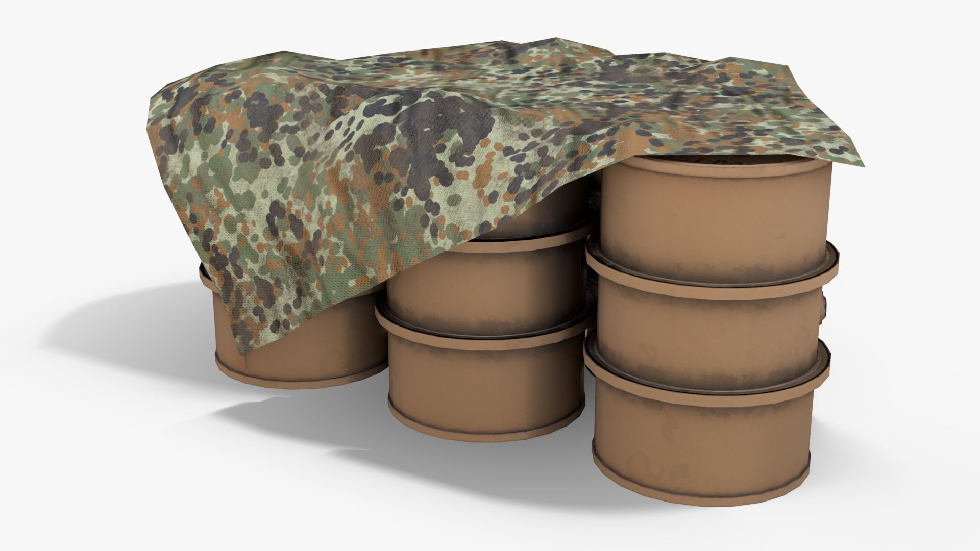 3D model WW2 Liquid Storage Assets 01 VR / AR / low-poly | CGTrader