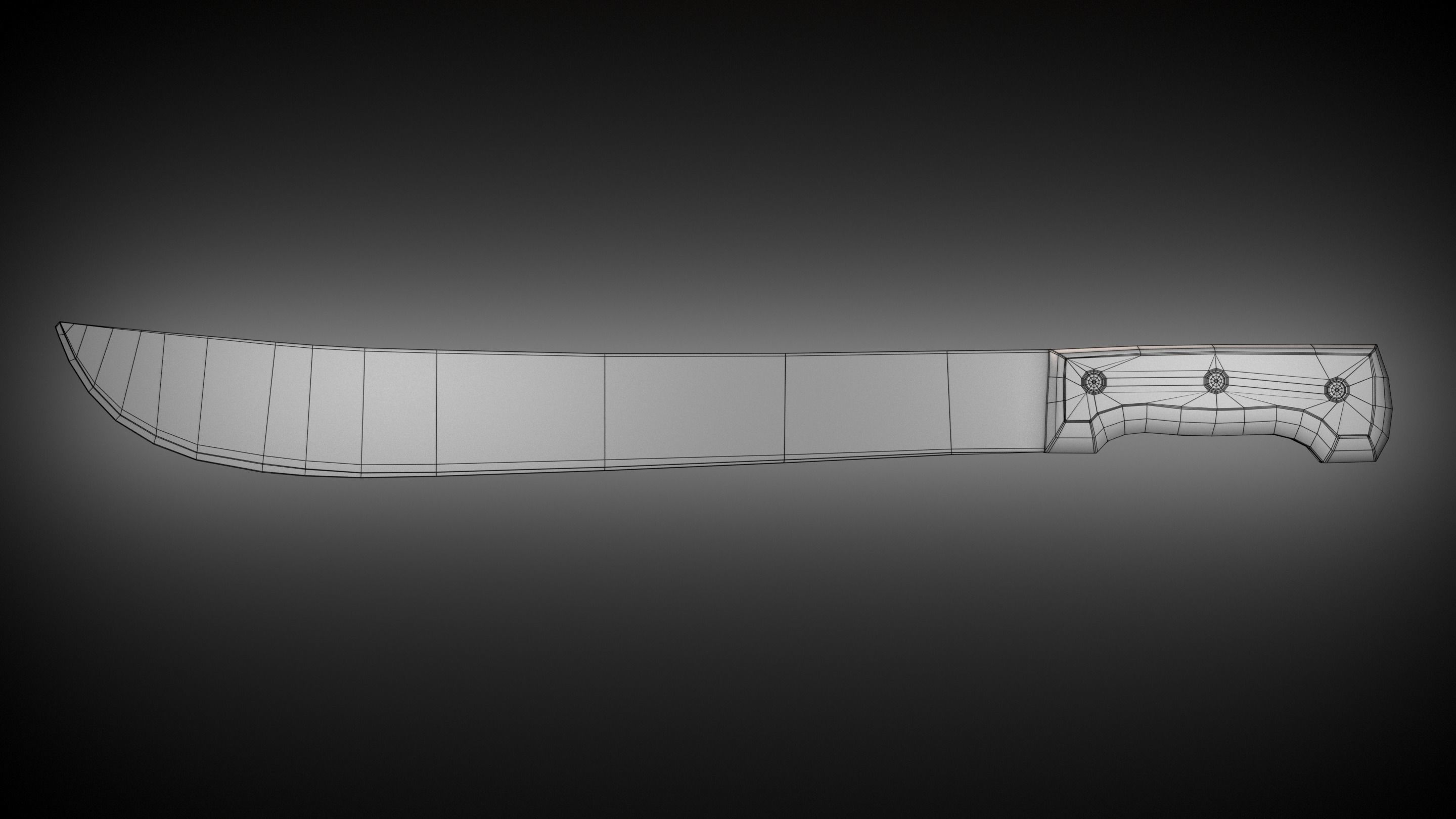 Rusty Machete 3D model | CGTrader
