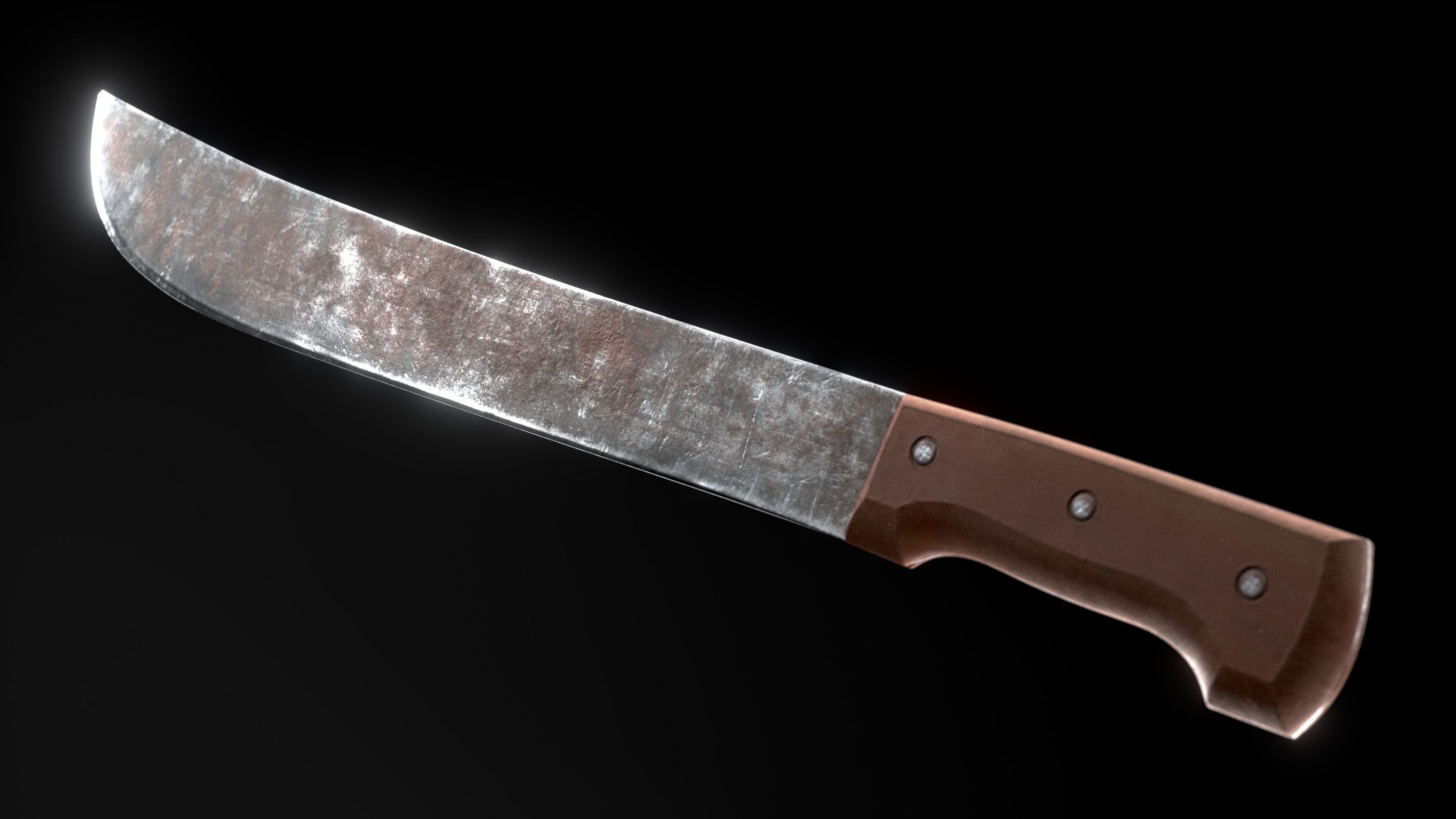 Rusty Machete 3D model | CGTrader