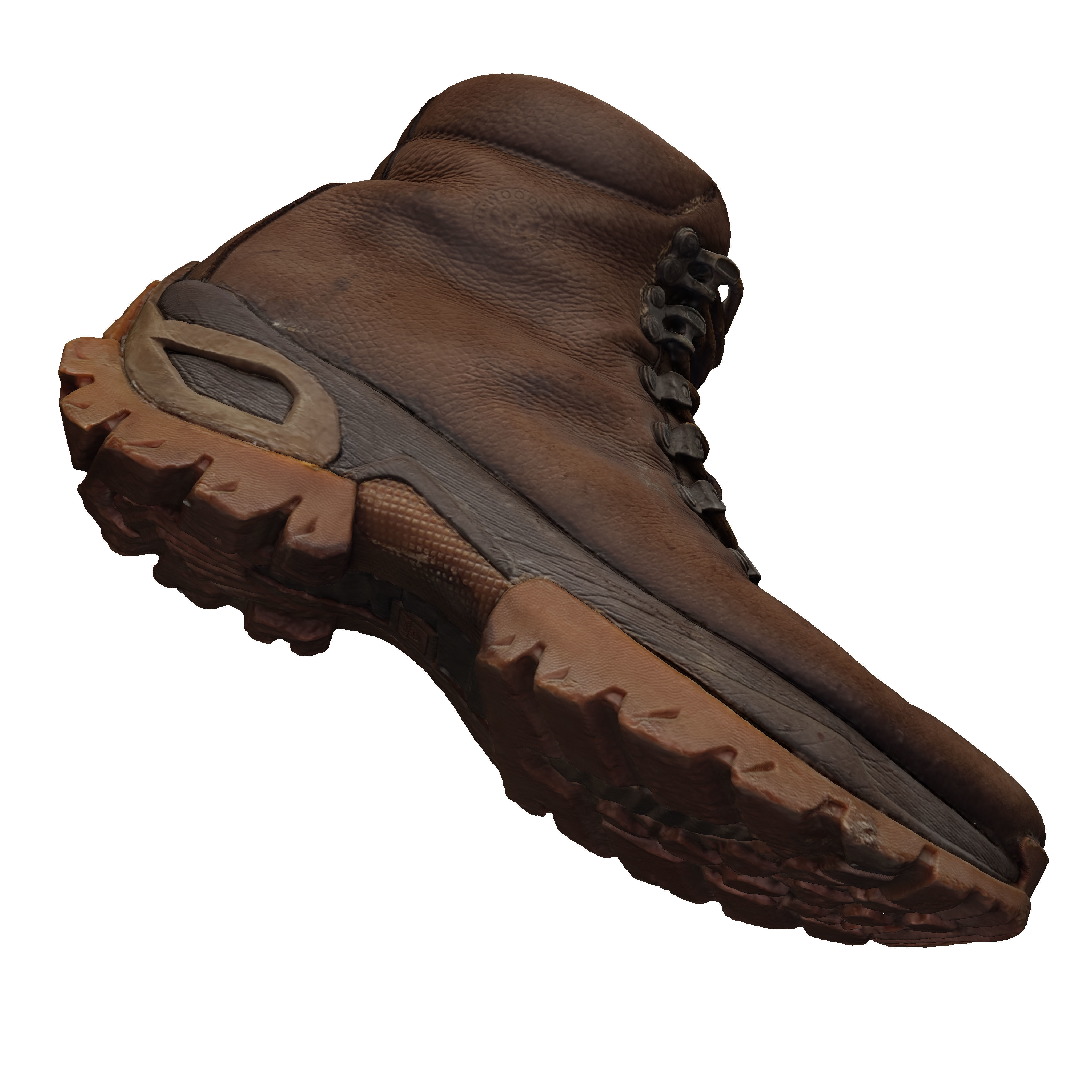 3D model Woodland Boot Low-poly VR / AR / low-poly | CGTrader