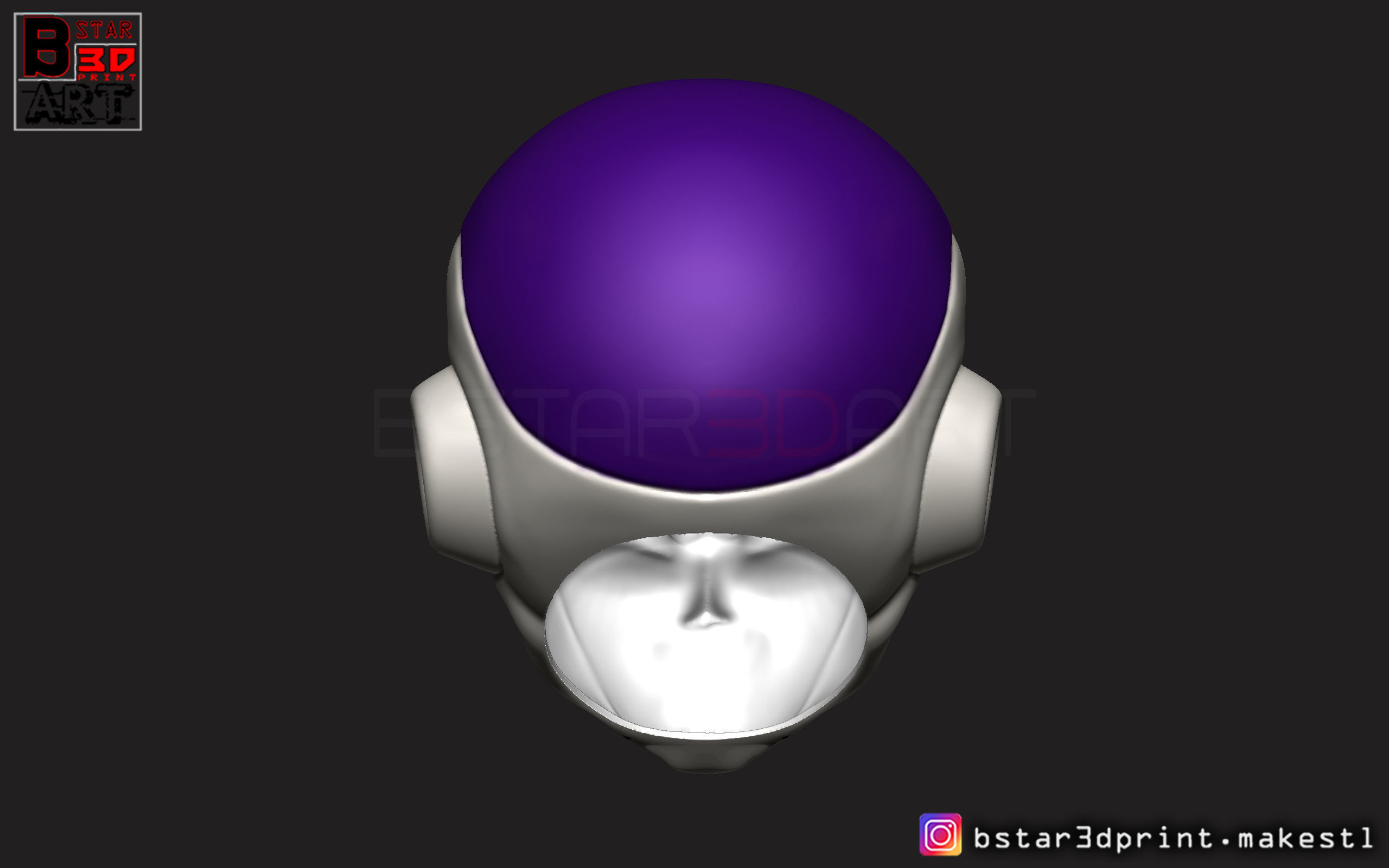 Frieza Head - frieza Mask - Helmet Dragon ball cosplay 3D model 3D ...
