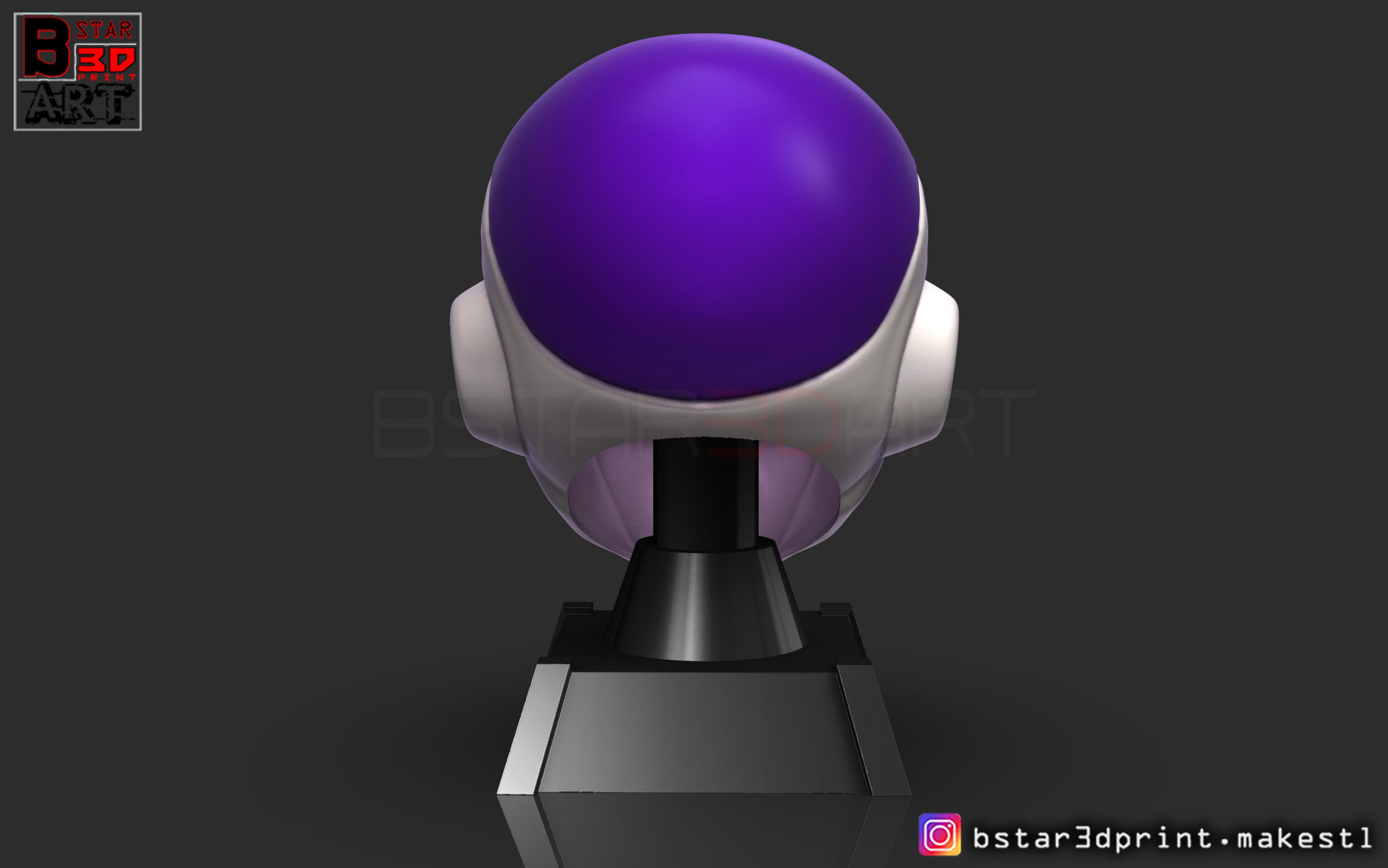 Frieza Head - frieza Mask - Helmet Dragon ball cosplay 3D model 3D ...
