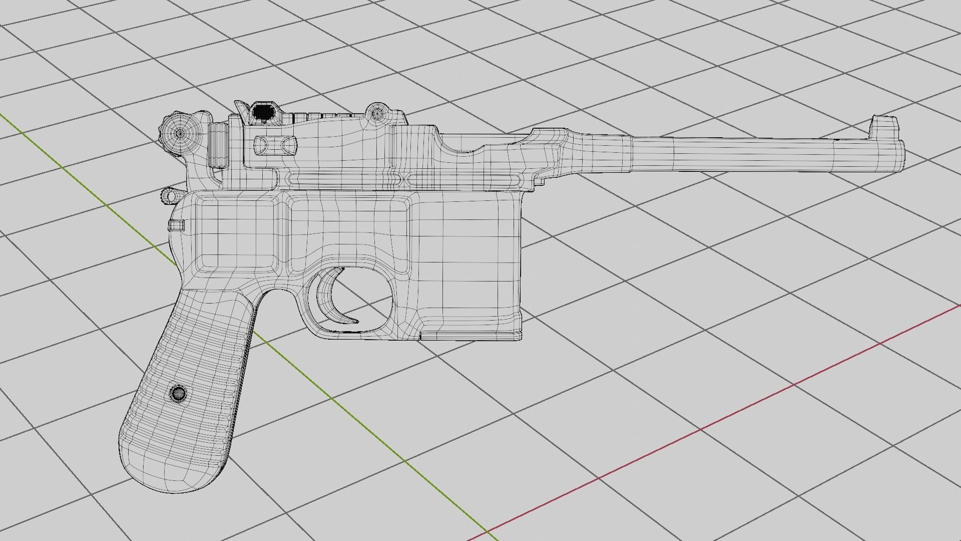 Mauser C96 3D model | CGTrader