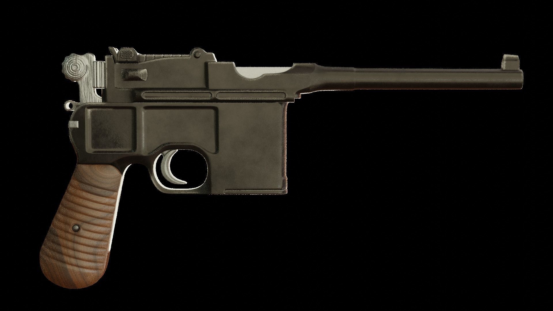 Mauser C96 3D model | CGTrader