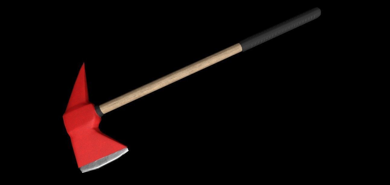 Fire axe free VR / AR / low-poly 3D model | CGTrader